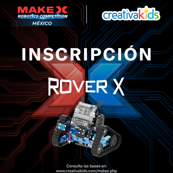 2026 MakeX Inscripción RoverX (Pareja) – CreativaShop