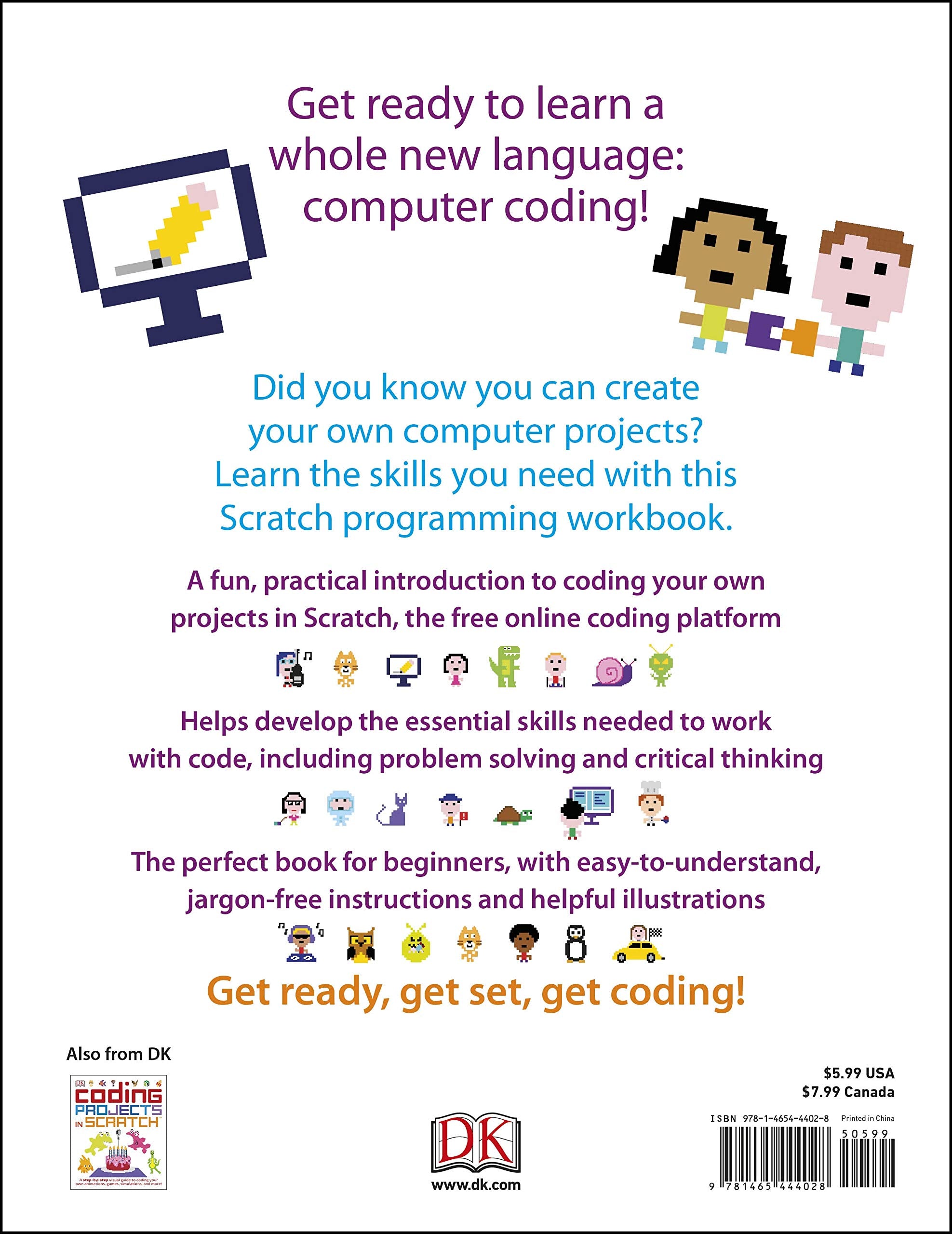 Dk Workbooks Coding In Scratch Projects Workbook Creativashop